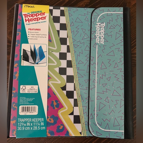 Mead | Office | Mead Original Trapper Keeper Retro Binder Portfolio ...